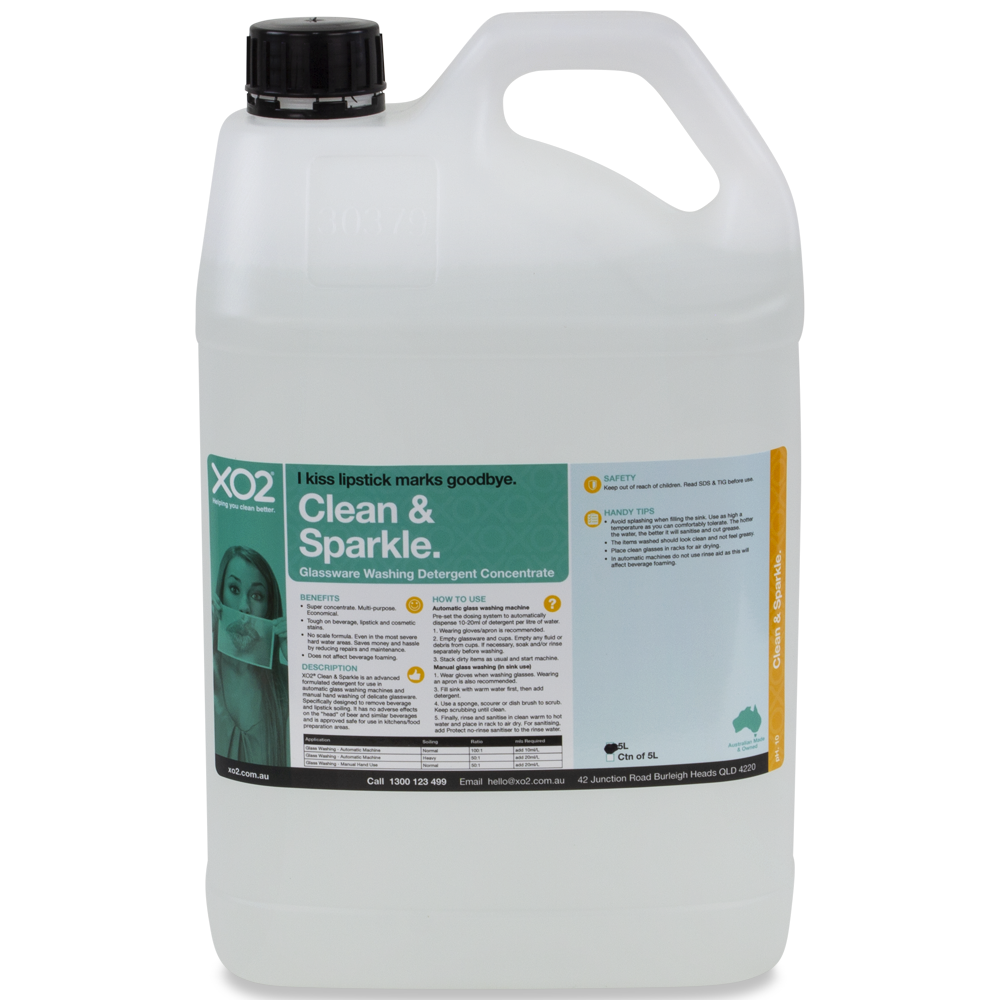 Glassware Washing Detergents - For Bars, Cafes & Kitchens