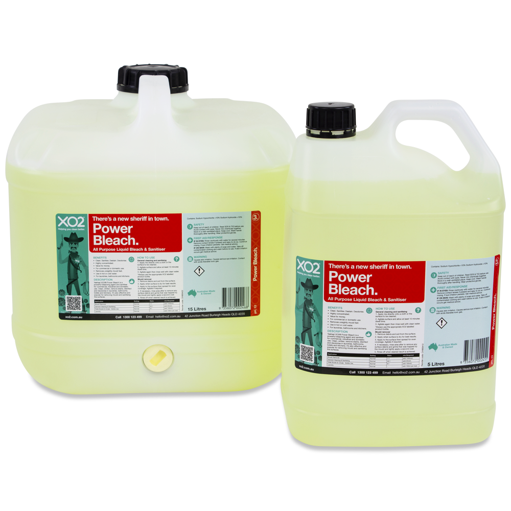 Power Bleach - All Purpose Liquid Bleach Disinfectant | XO2®