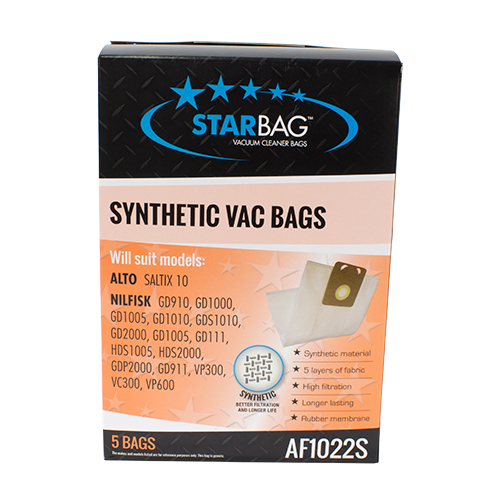 Starbag AF1022S Disposable Synthetic Vacuum Dust Bags | XO2®