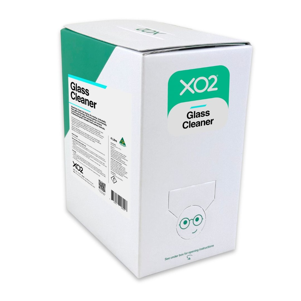 XO2 Glass Cleaner - Streak Free & Fast - The Good Box